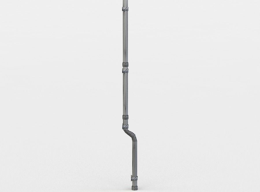 3D model Rainwater pipe VR / AR / low-poly | CGTrader