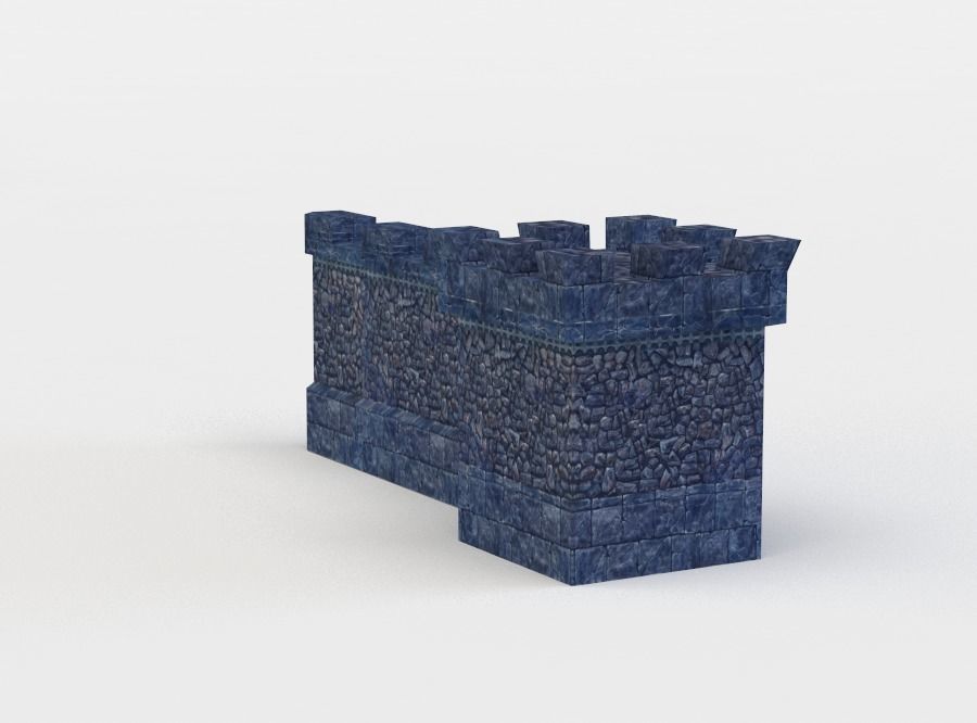3D model Masonry wall VR / AR / low-poly | CGTrader