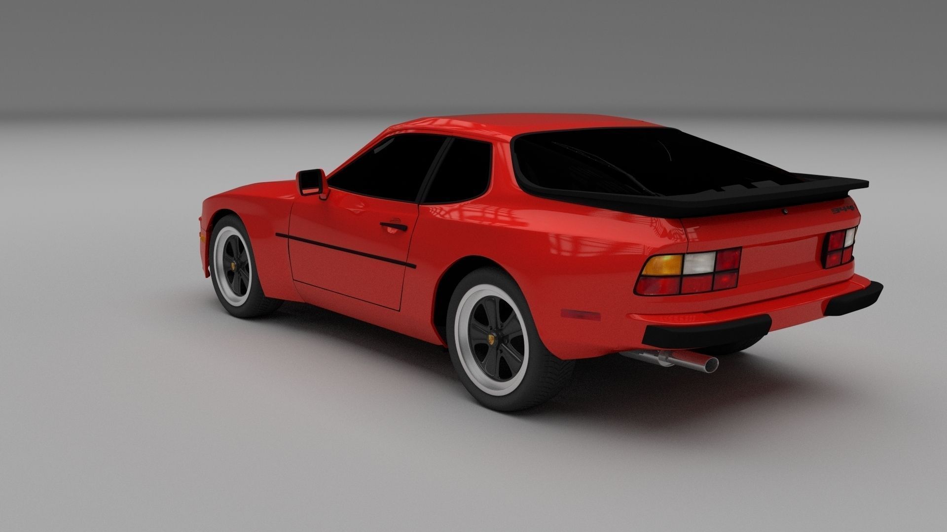 Porsche 944 3D model | CGTrader