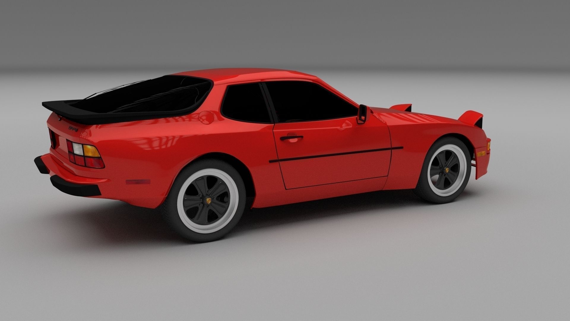 Porsche 944 3D model | CGTrader