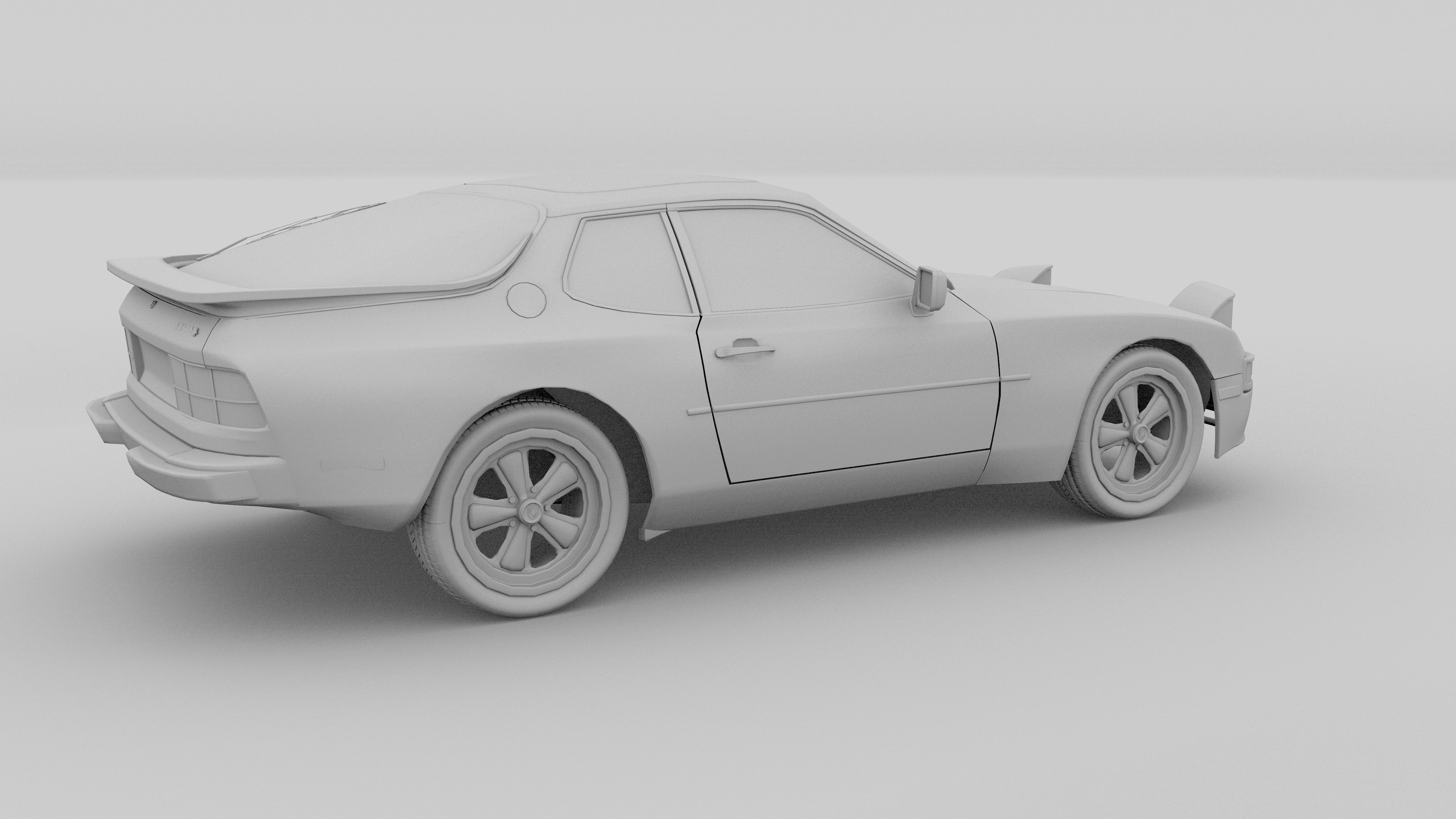 Porsche 944 3D model | CGTrader