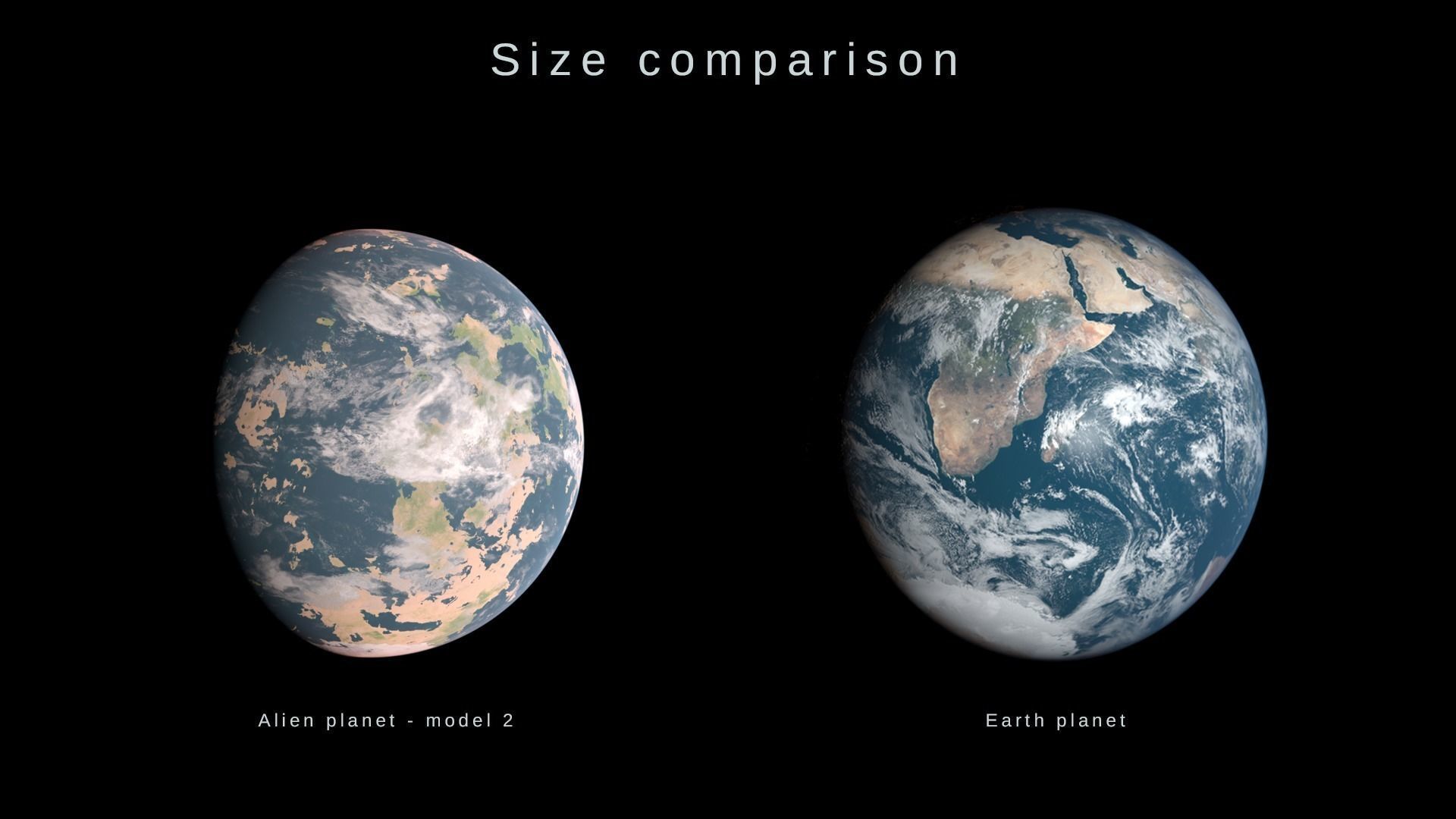 3D model Alien planet model 2 - 16k photorealistic -warm terran VR / AR ...