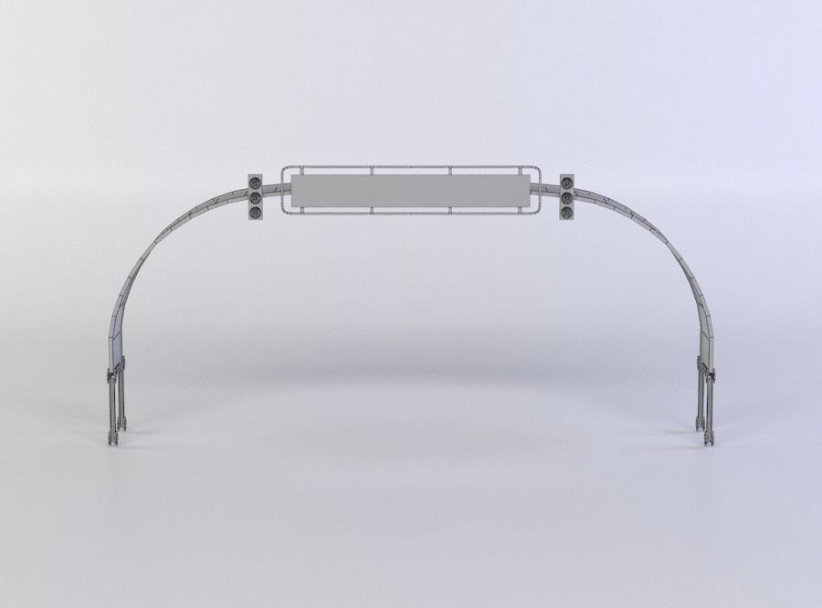 3D model Race gate VR / AR / low-poly | CGTrader