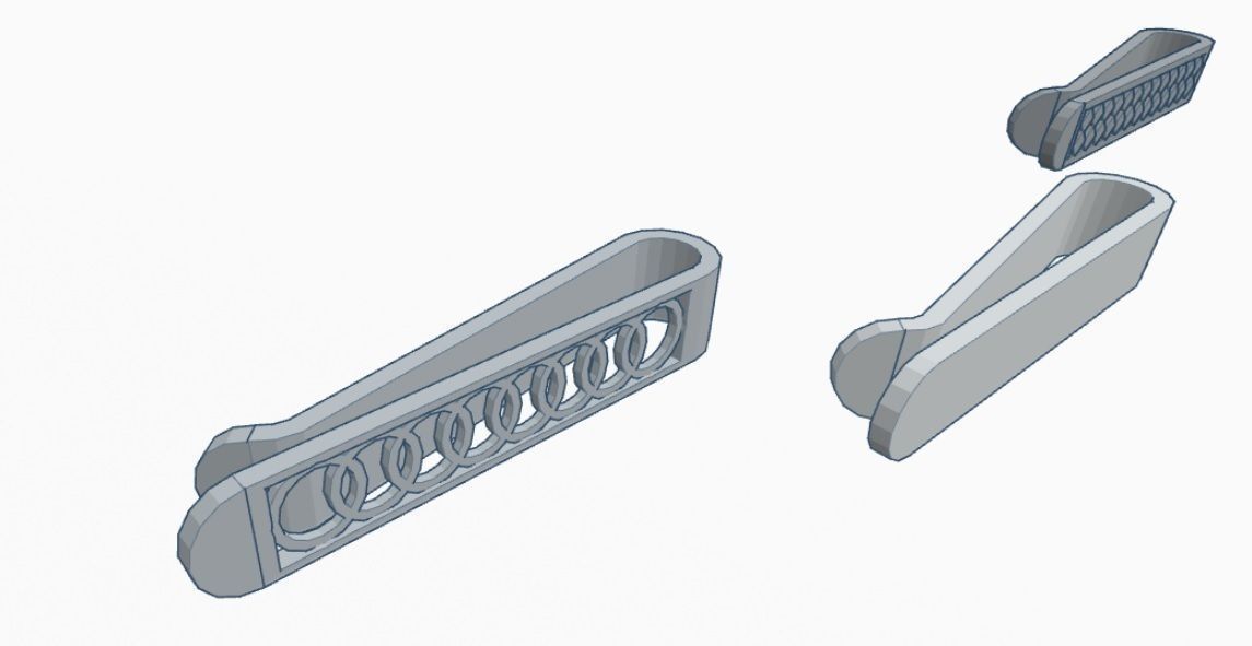Tie Clips 3D Model 3D printable OBJ STL | CGTrader.com