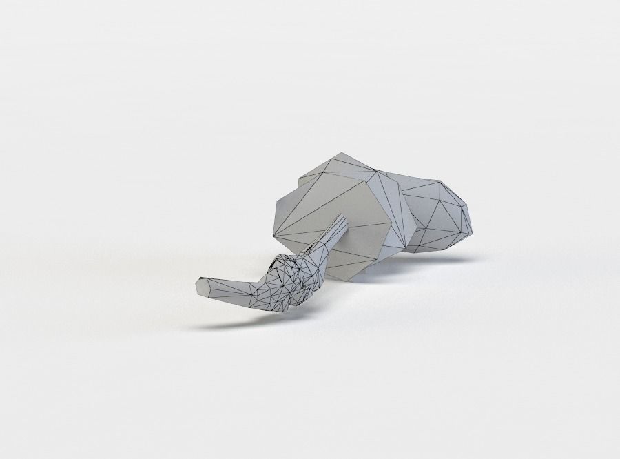 3D model Zombie leg VR / AR / low-poly | CGTrader