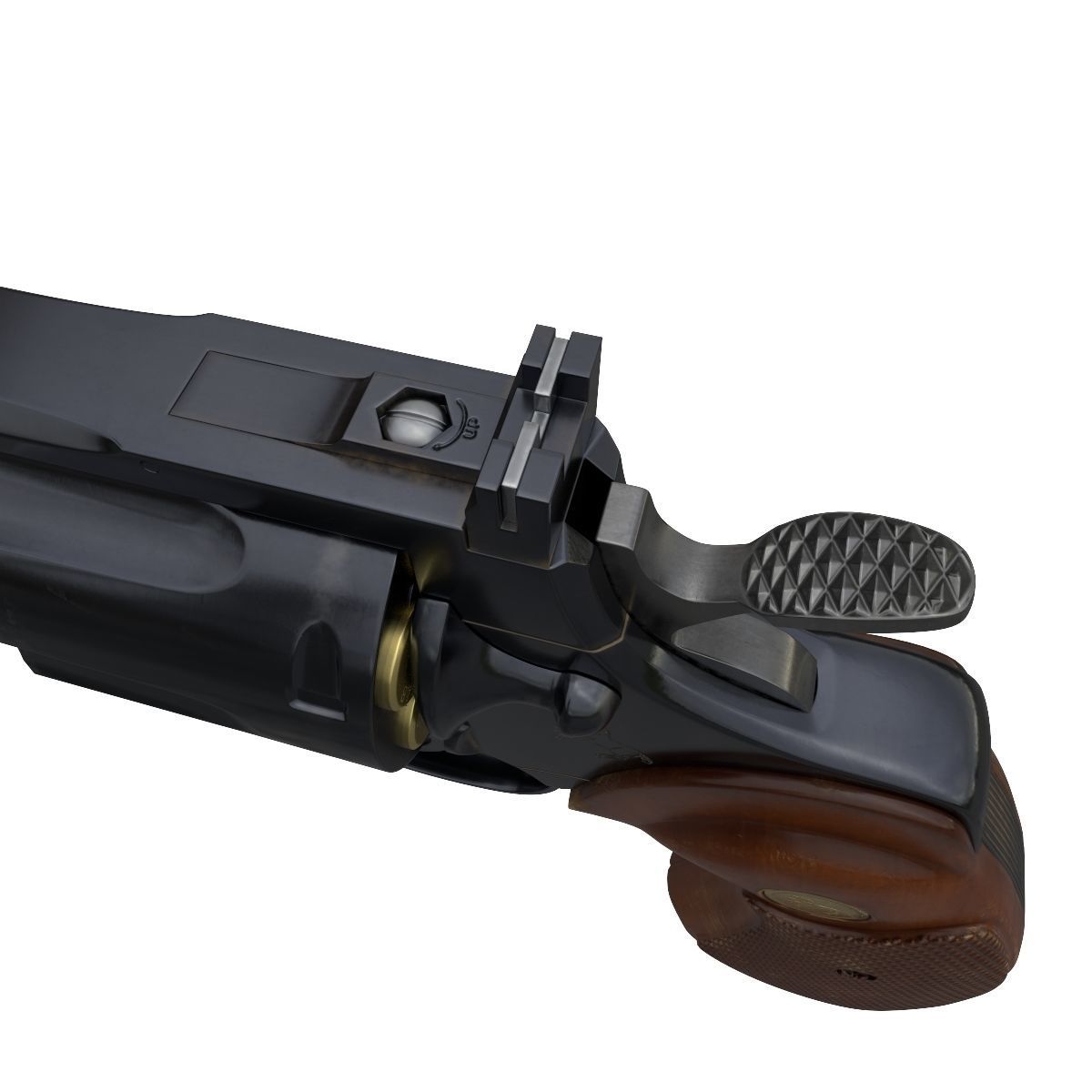 Revolver Colt python 357 magnum 3D model | CGTrader