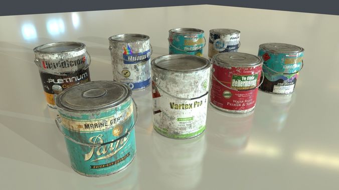 Used Paint Cans