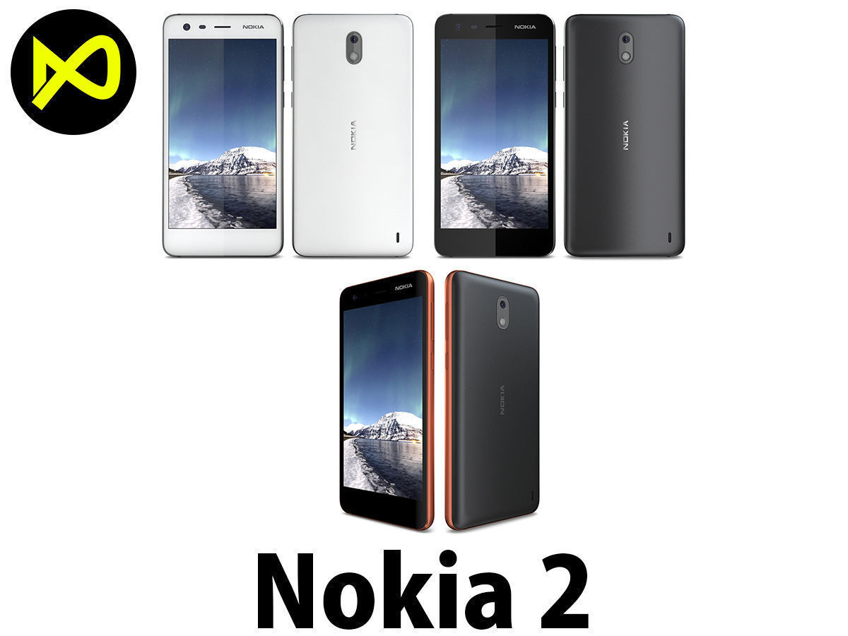 3D Nokia 2 All Colors | CGTrader