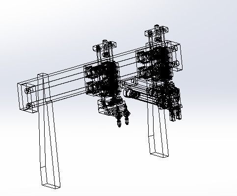 Gantry load and unload mechanism 3D model | CGTrader