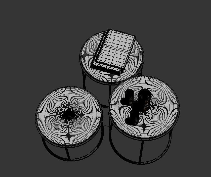 coffee table rustic classic vray render ready 3D model | CGTrader