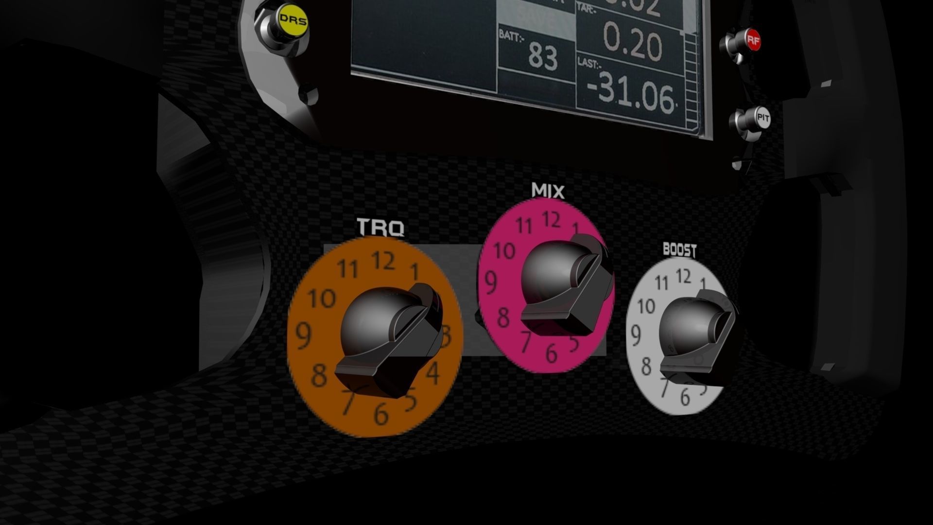 3D model F1 Steering Wheel VR / AR / low-poly | CGTrader