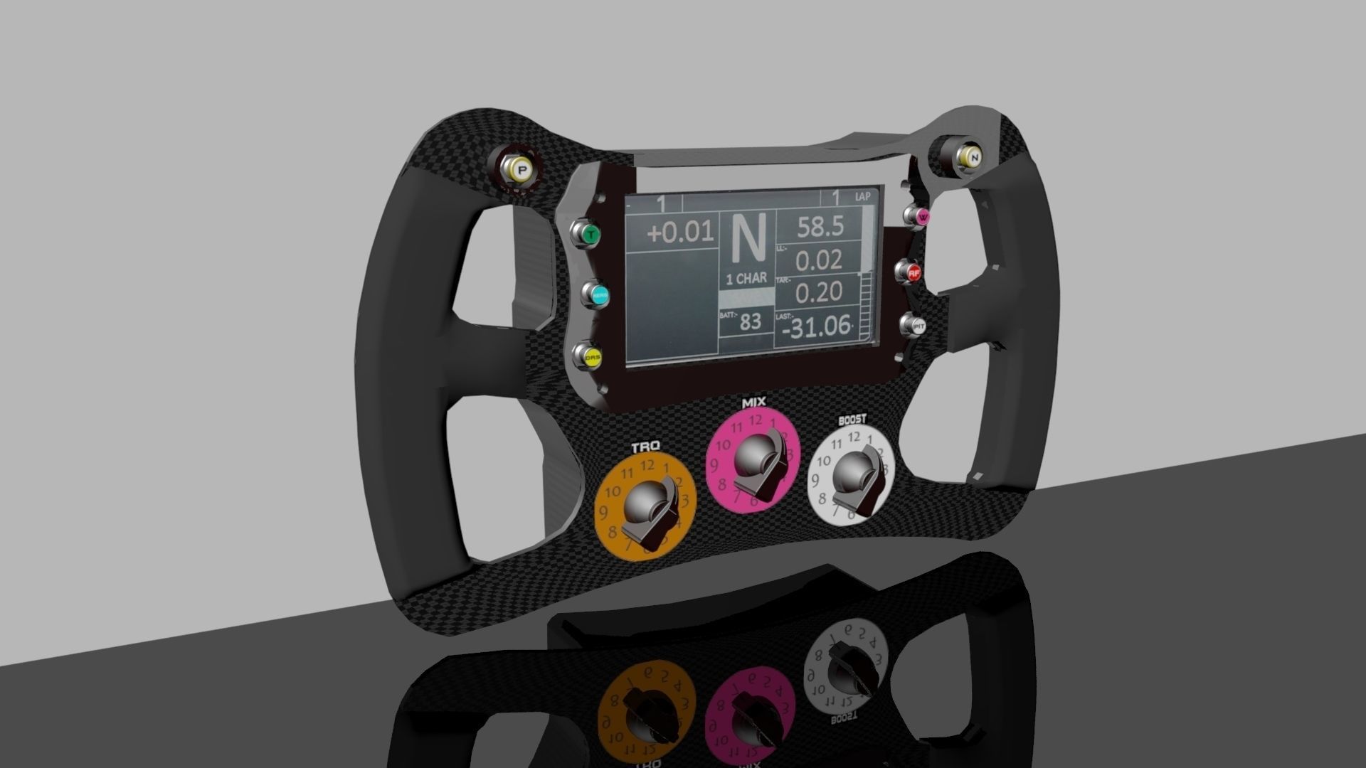 3D model F1 Steering Wheel VR / AR / low-poly | CGTrader