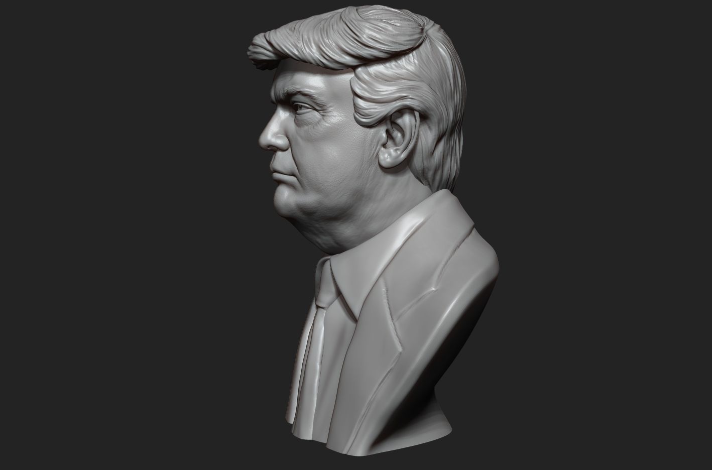 Donald Trump 3D printable 3D Sculpture 3D model 3D printable | CGTrader