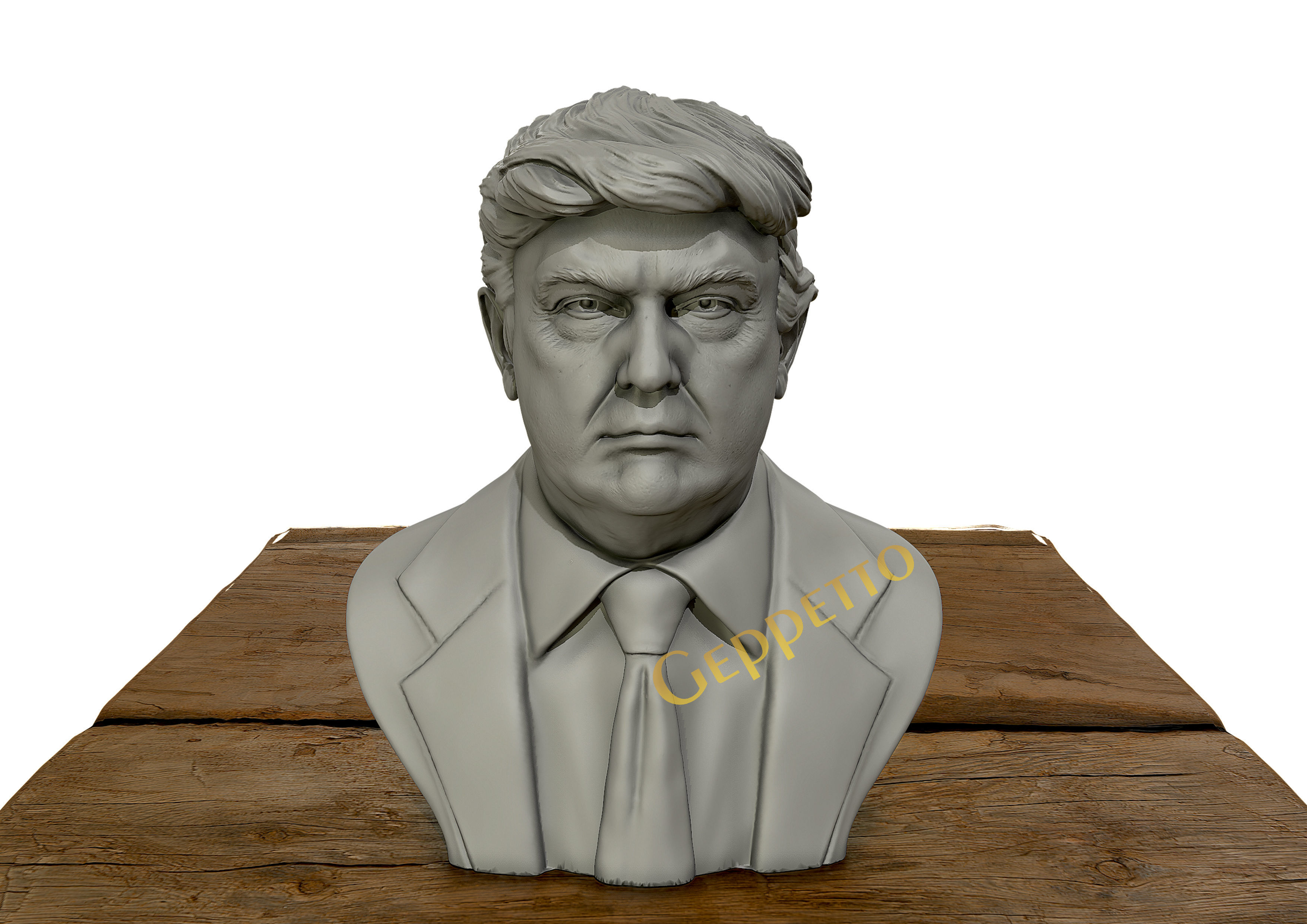 Donald Trump 3D printable 3D Sculpture 3D model 3D printable | CGTrader