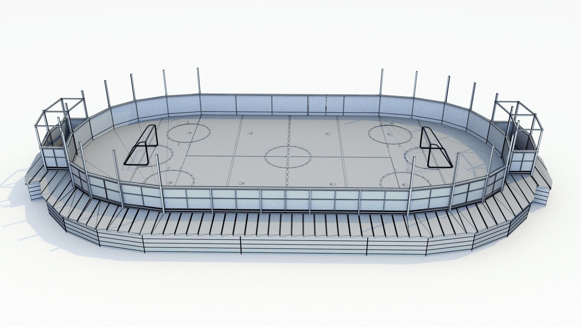 Hockey Rink 3D model | CGTrader