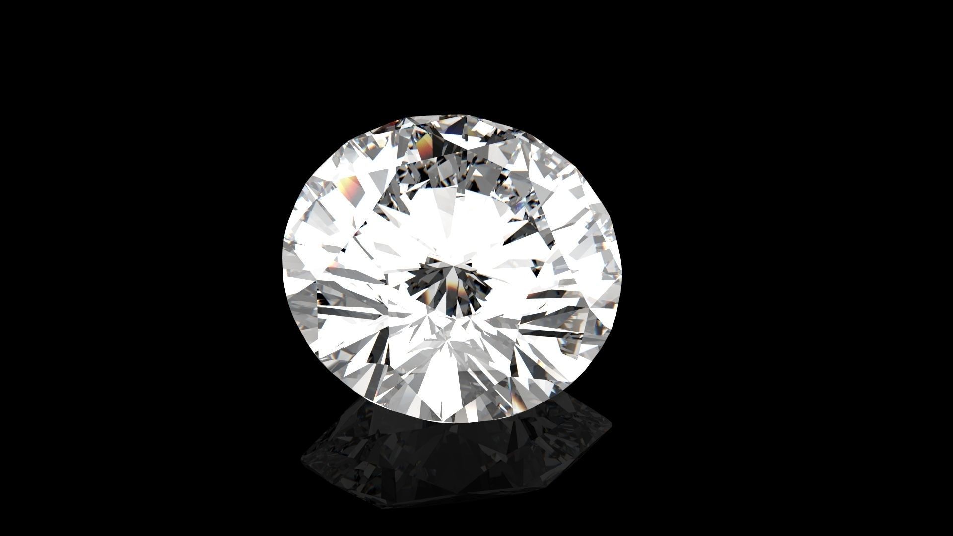Brilliant Shape Gem 3D model 3D printable | CGTrader