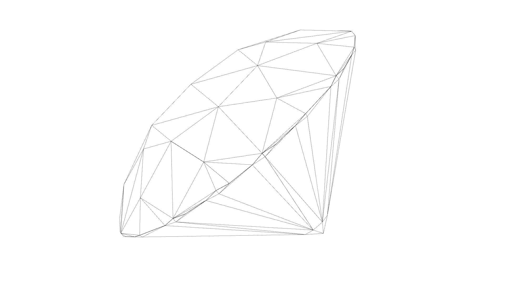 Brilliant Shape Gem 3D model 3D printable | CGTrader