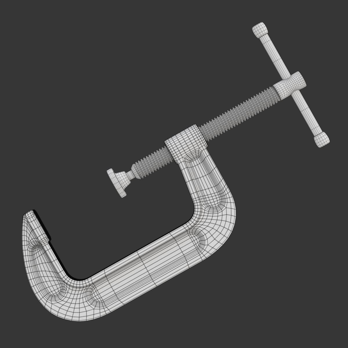 C-Clamp clamp 3D model | CGTrader
