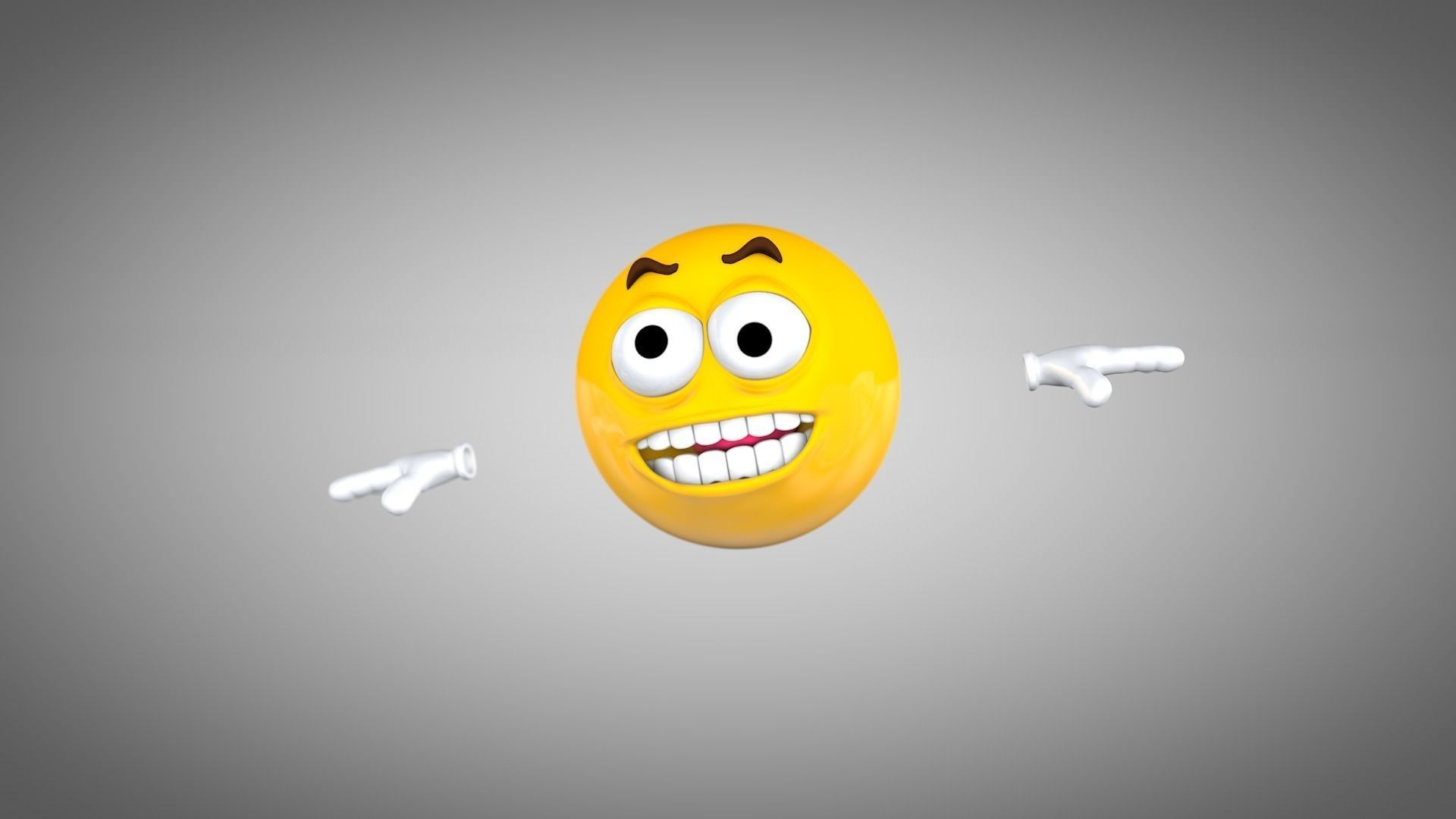 3D model Emoji Rigged Character VR / AR / low-poly rigged | CGTrader