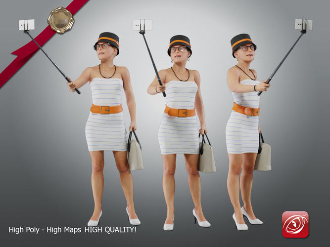 Casual Female A CC 21 30 008 3D model | CGTrader