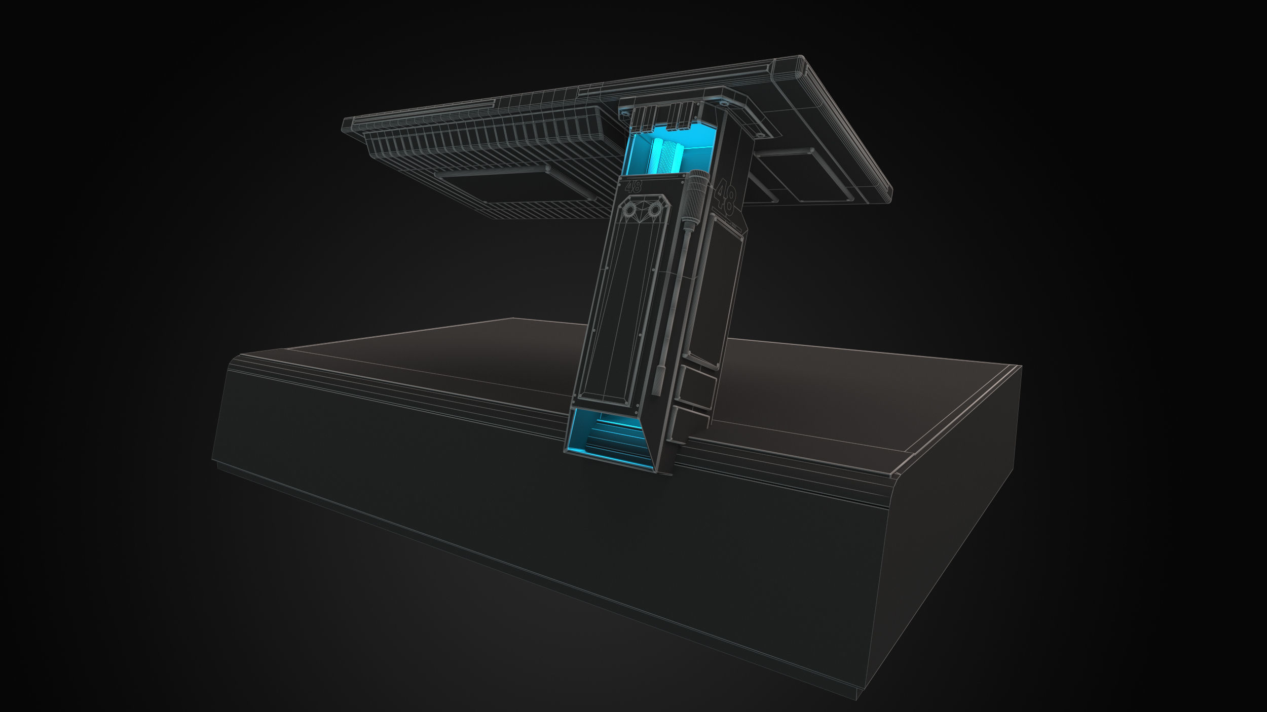 Control Desk 3D model | CGTrader