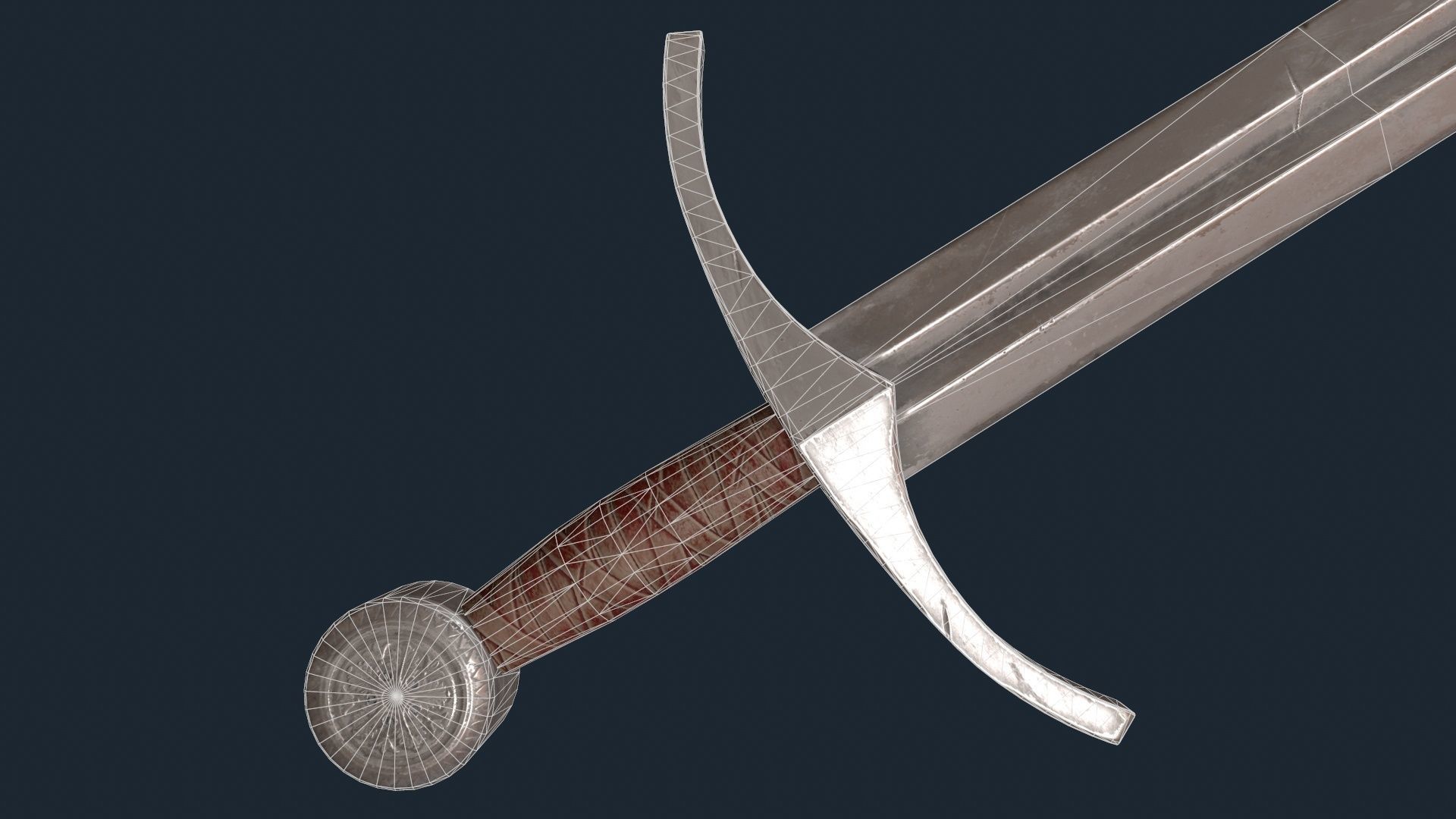 3D model Medieval Sword - Sword - Weapon - Steel Sword - Old Sword VR ...