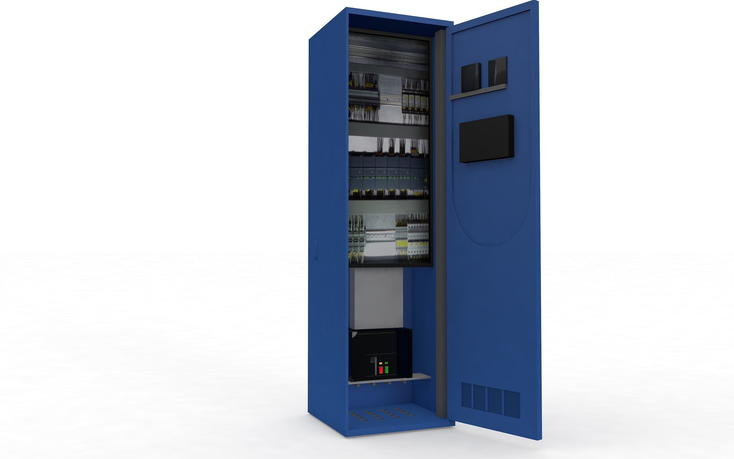 Electric Control Panel 3D model | CGTrader