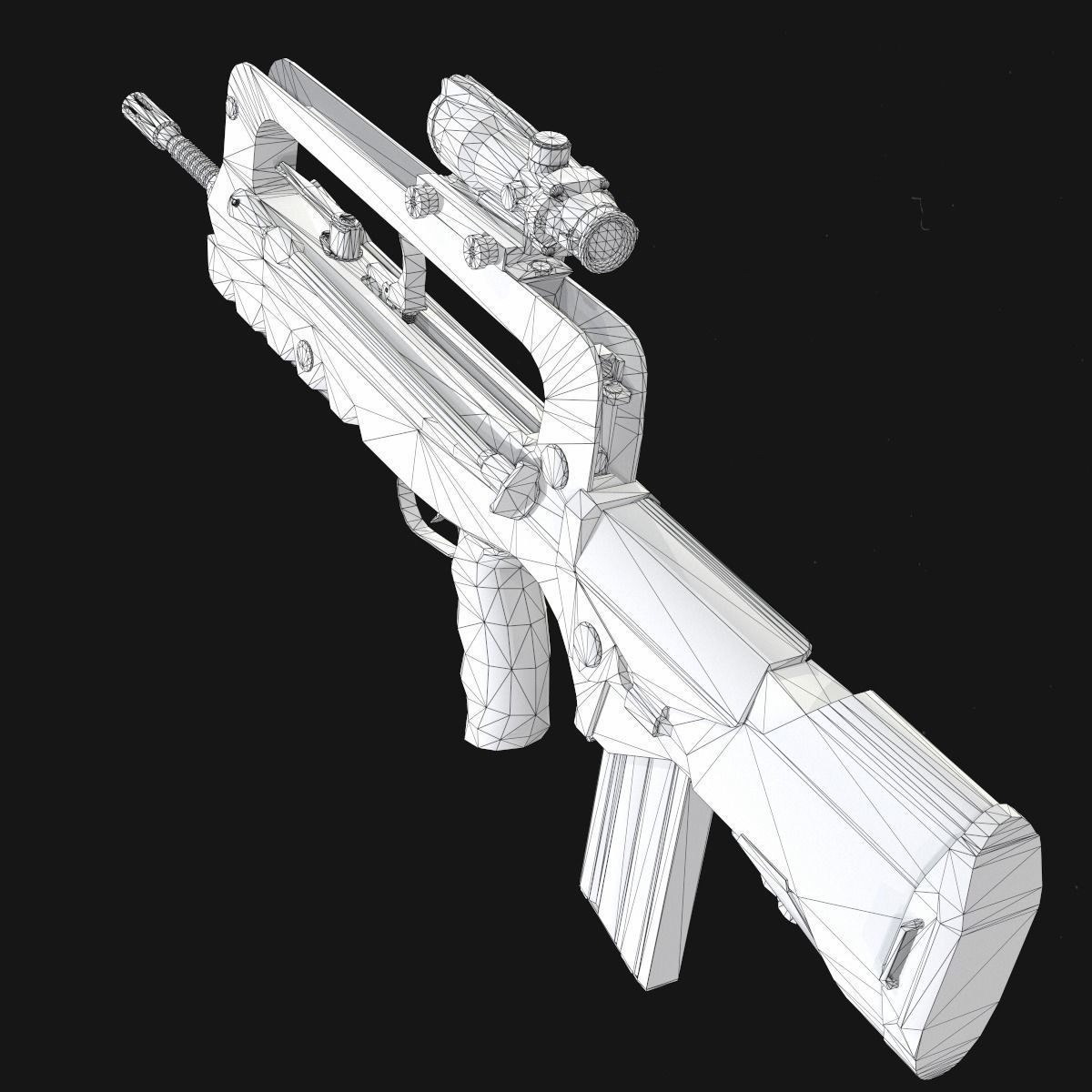 3D model Famas F1 Assault Rifle VR / AR / low-poly | CGTrader