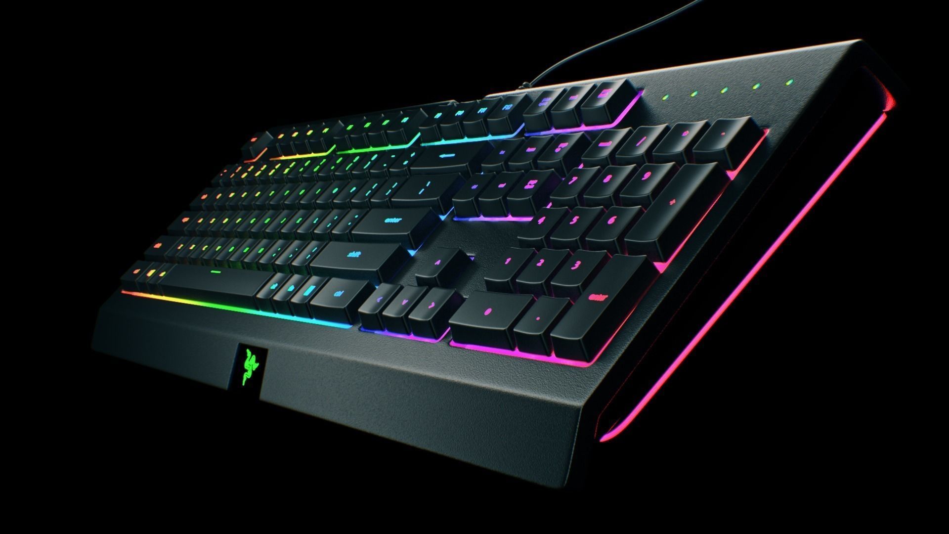 RAZER cynosa chroma pro keyboard 3D model | CGTrader