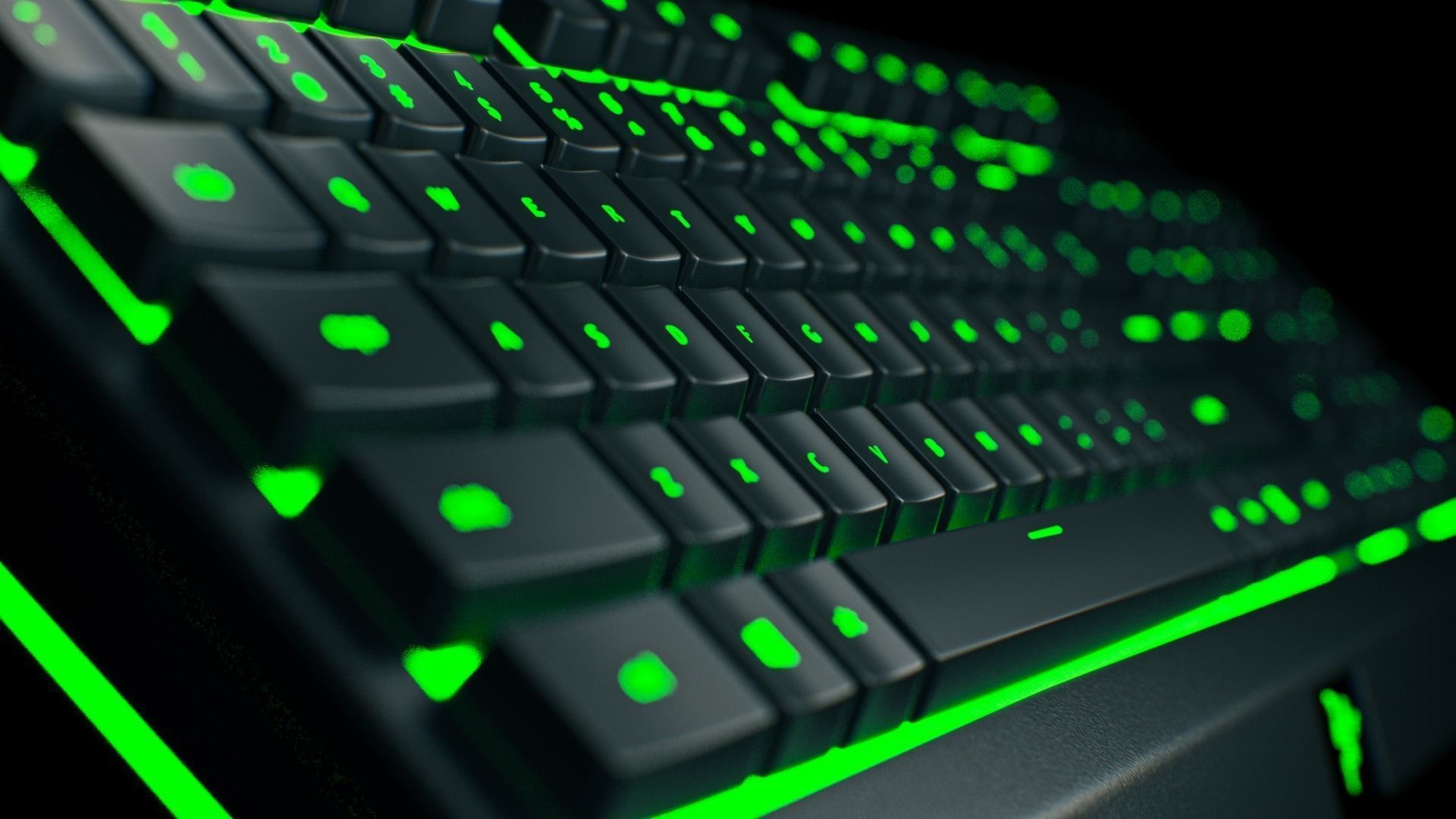 RAZER cynosa chroma pro keyboard 3D model | CGTrader
