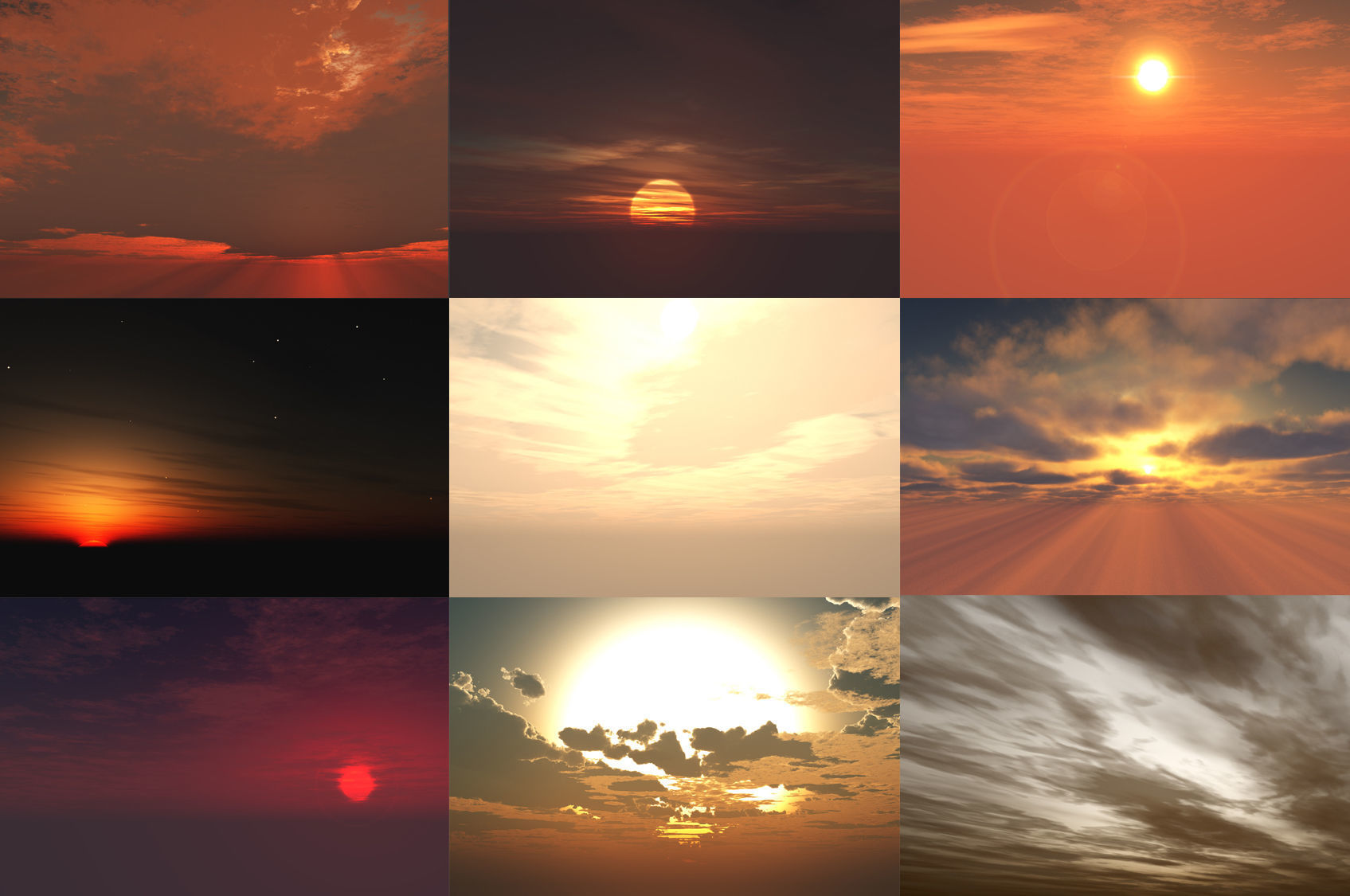 Sky Series Collection - HDRi Atmospheres Texture | CGTrader