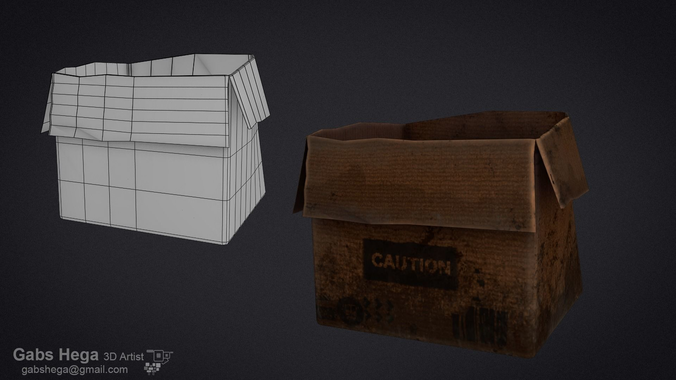 3D model Box game asset VR / AR / low-poly | CGTrader