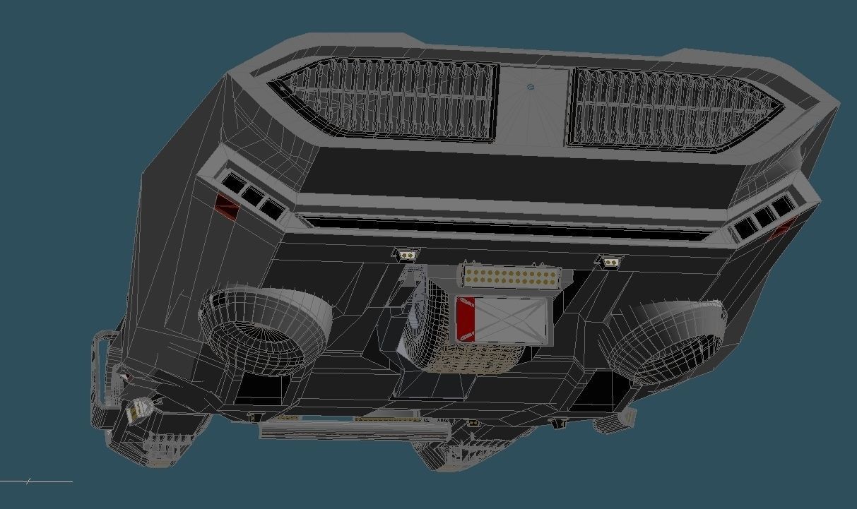 Blade-Runner 2049 Peugeot Police Spinner update 3D model | CGTrader