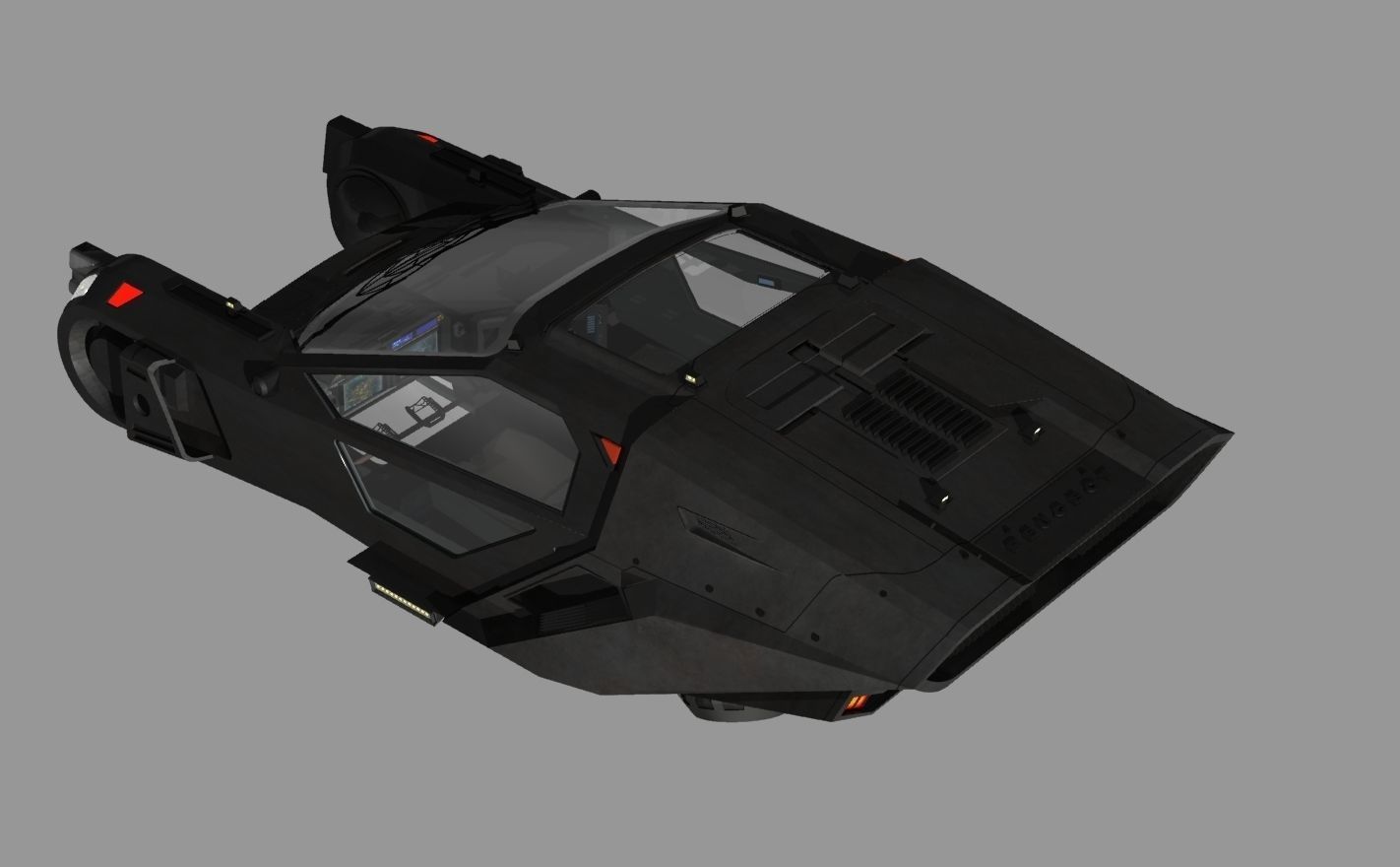 Blade-Runner 2049 Peugeot Police Spinner update 3D model | CGTrader