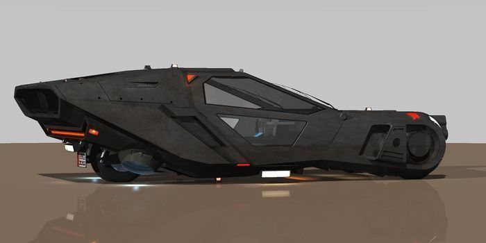 Blade-Runner 2049 Peugeot Police Spinner update 3D model | CGTrader