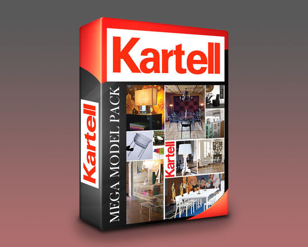 3D model Kartell Models Mega Pack - 120 Models VR / AR / low-poly | CGTrader