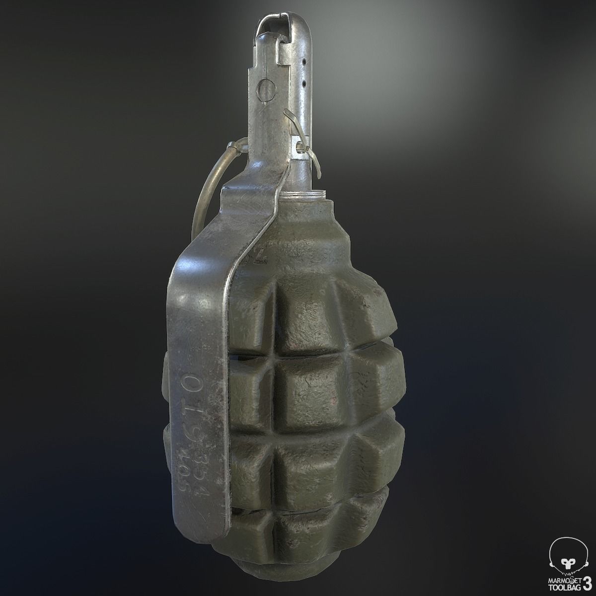 3D model Soviet F1 Grenade VR / AR / low-poly | CGTrader