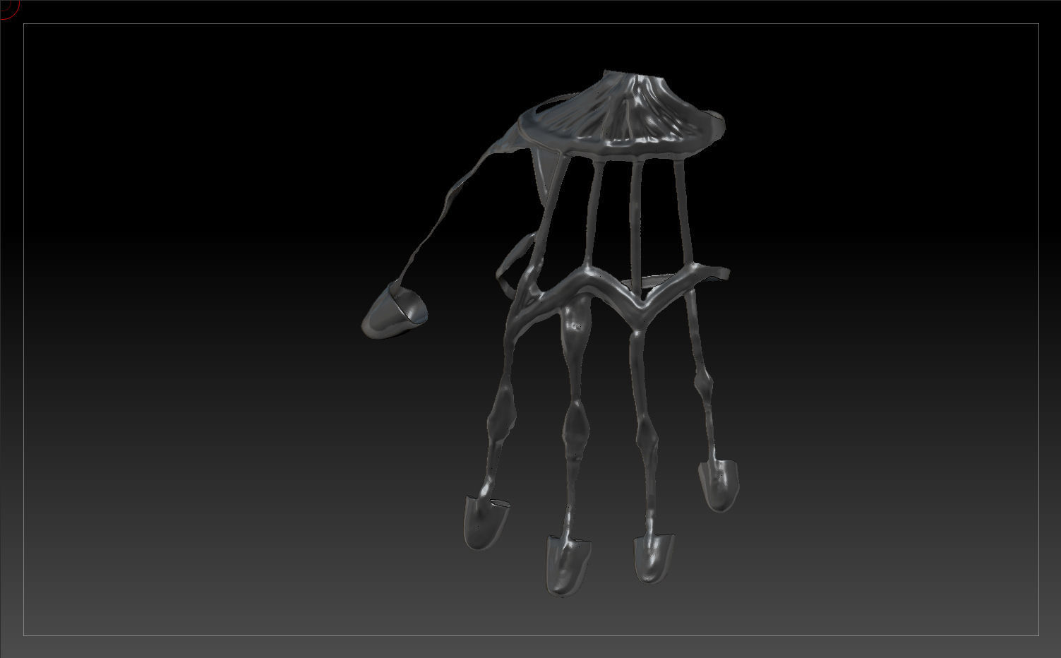 Star Trek Seven of Nine Borg Implants Prosthetic Parts Jeri Ryan 3D ...