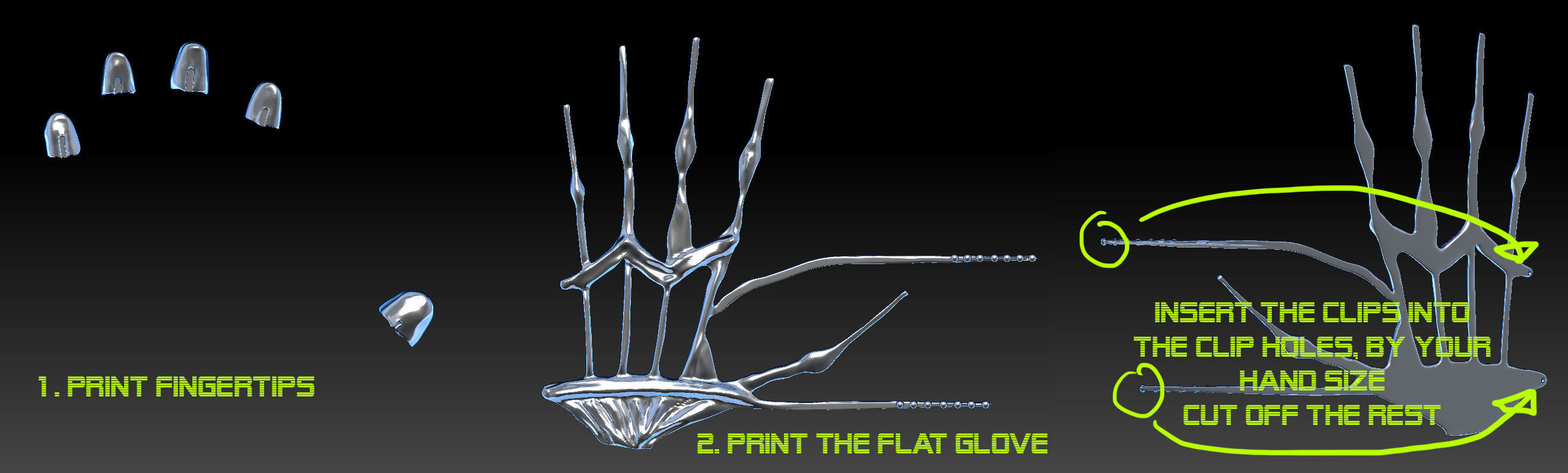 Star Trek Seven of Nine Borg Implants Prosthetic Parts Jeri Ryan 3D ...