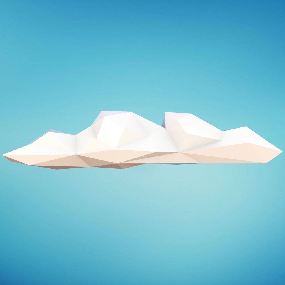 3D model Low Poly Clouds VR / AR / low-poly | CGTrader