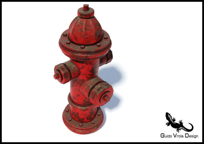 Weathered Fire Hydrant 3D model | CGTrader