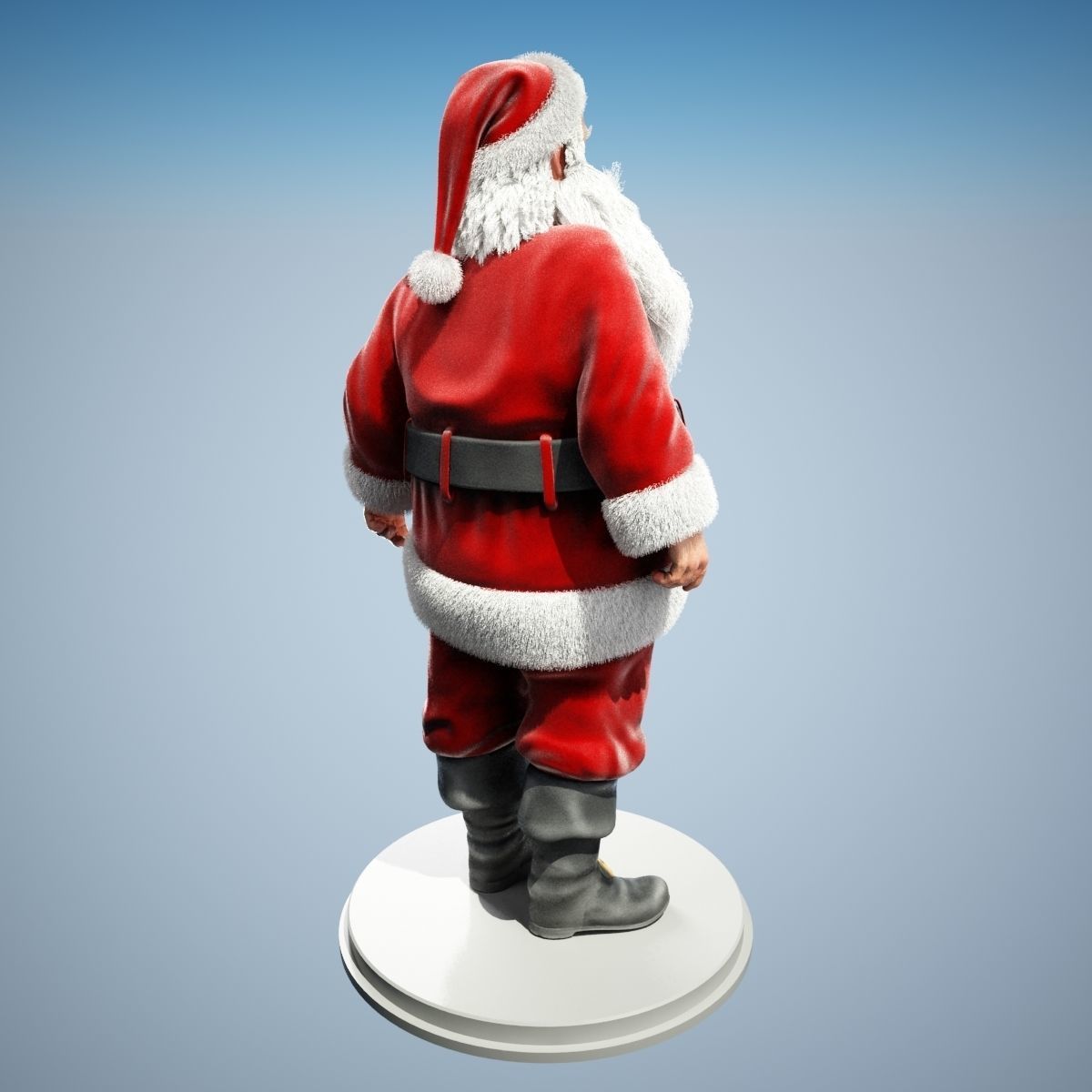 Santa Claus Rigged 3D model rigged | CGTrader