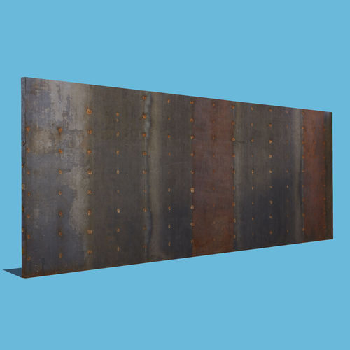 Metal Wall 3D model | CGTrader