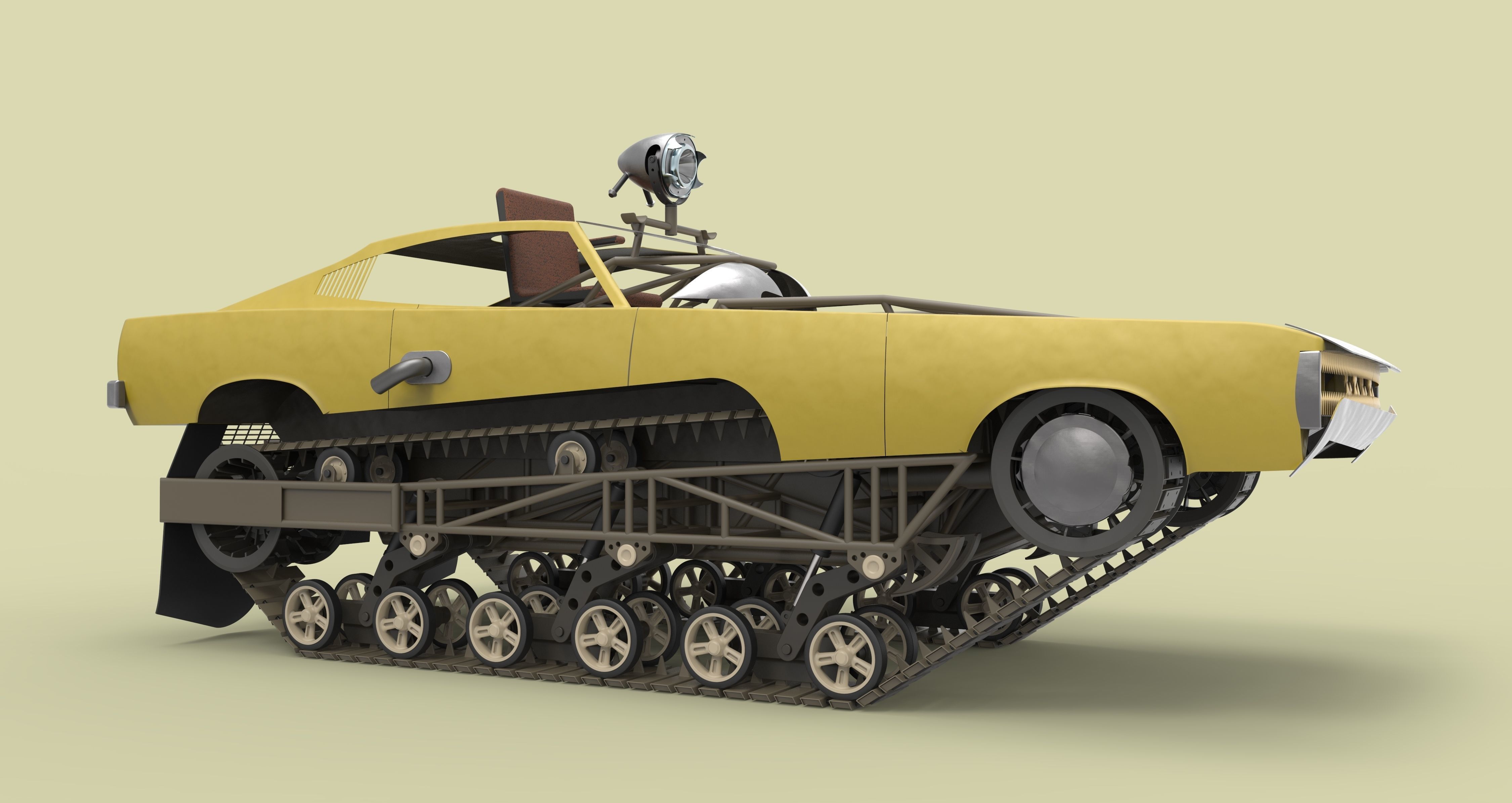 Peacemaker from movie Mad Max Fury road 3D model | CGTrader