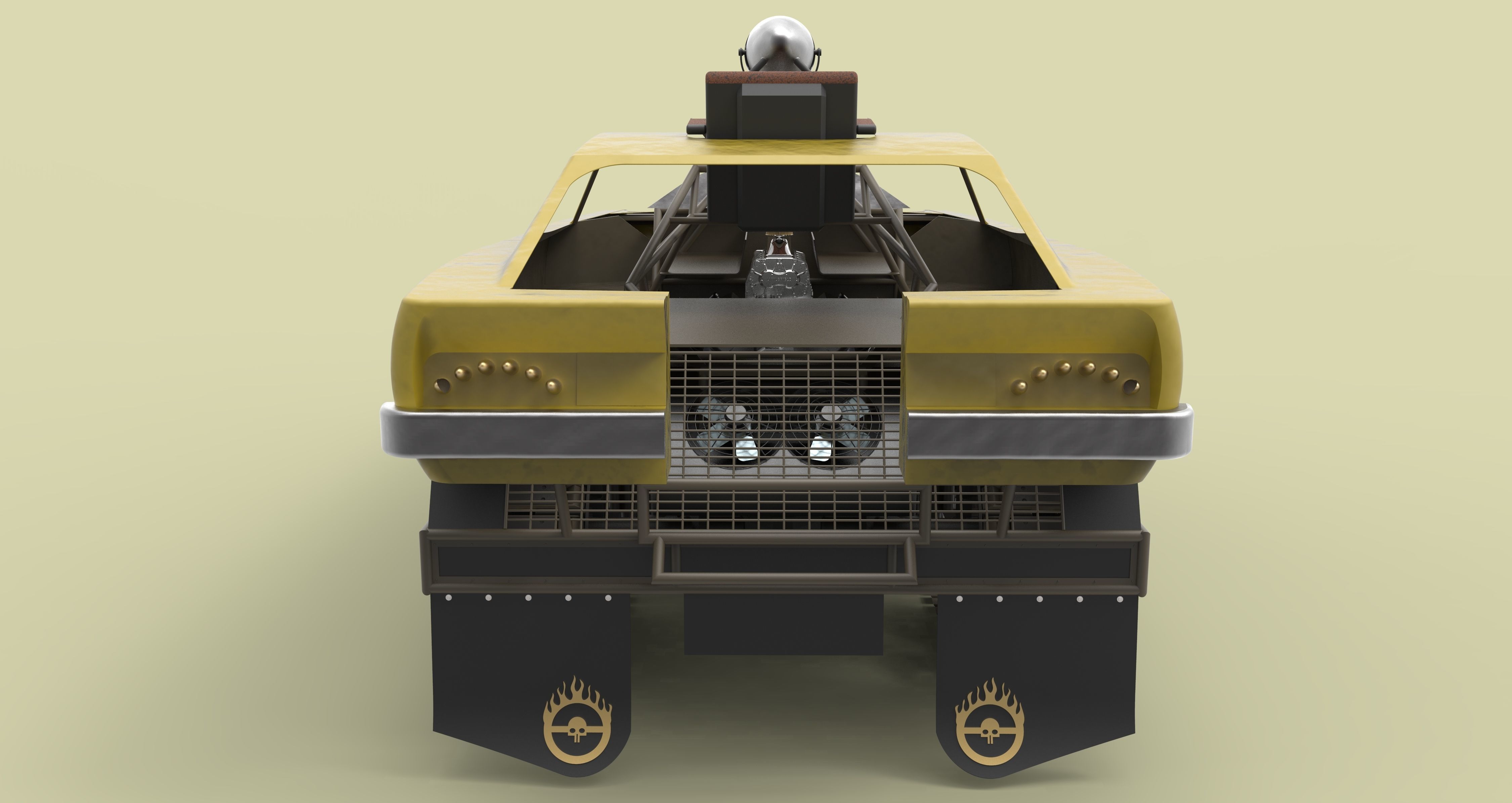Peacemaker from movie Mad Max Fury road 3D model | CGTrader