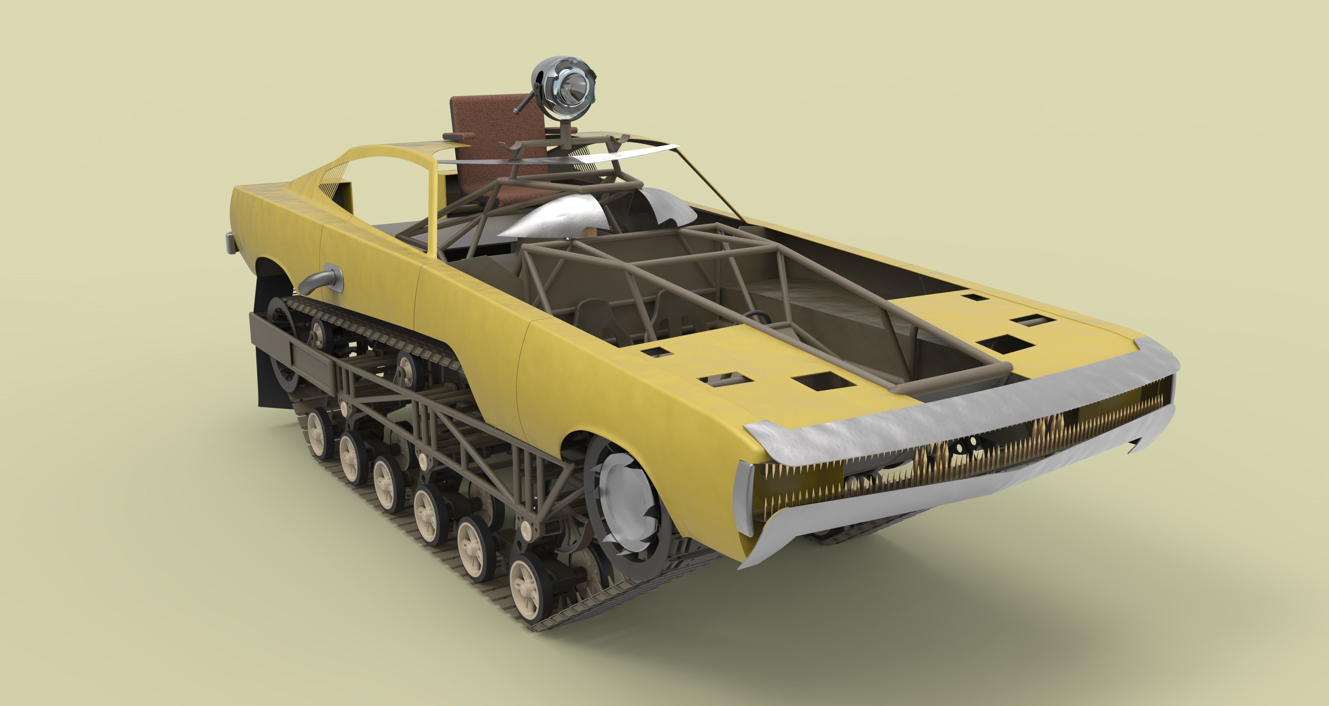 Peacemaker from movie Mad Max Fury road 3D model | CGTrader