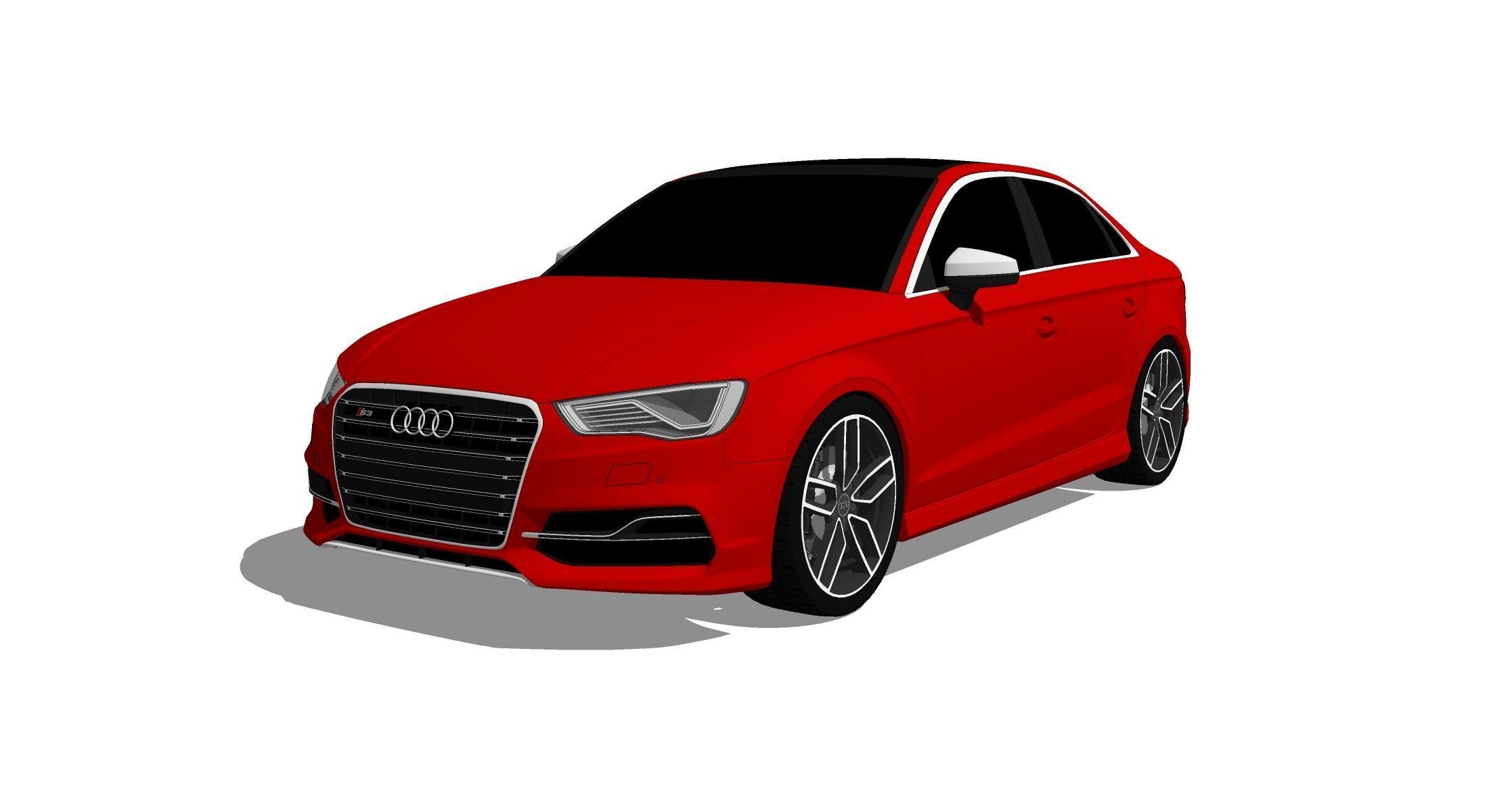 3D Asset 2015 Audi S3 Sedan CGTrader 3d-asset-2015-audi-s3-sedan-cgtrader