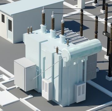 power station 3D model | CGTrader