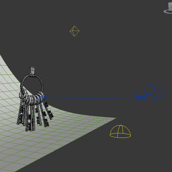 Keys cartoon 3D model | CGTrader