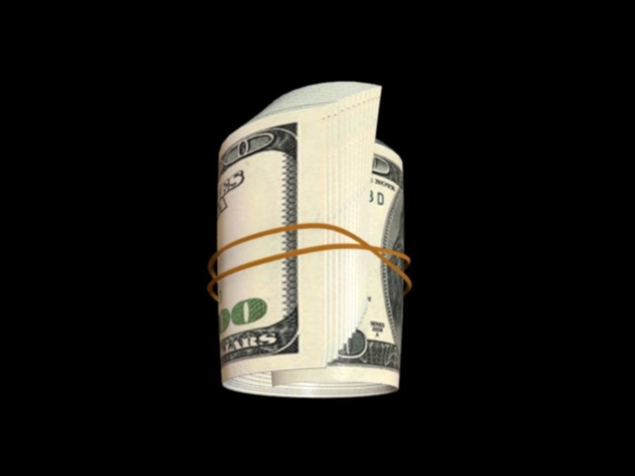 3D model cash dollars VR / AR / low-poly | CGTrader